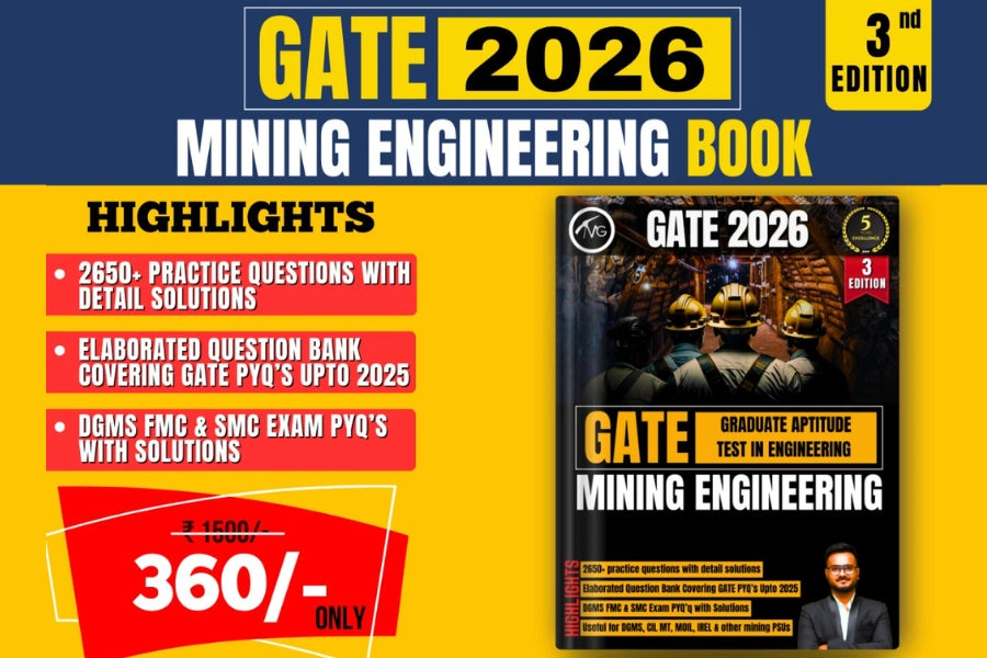 GATE Mining Engineering 2026 Book – Mining Gyan